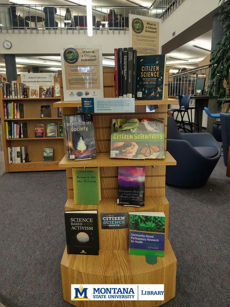 Citizen Science Month Book Display - SciStarter