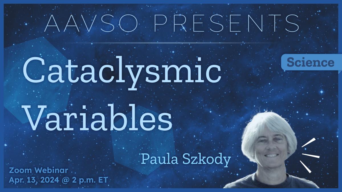 Webinar | A Grand Tour of Capricious Cataclysmic Variables - SciStarter