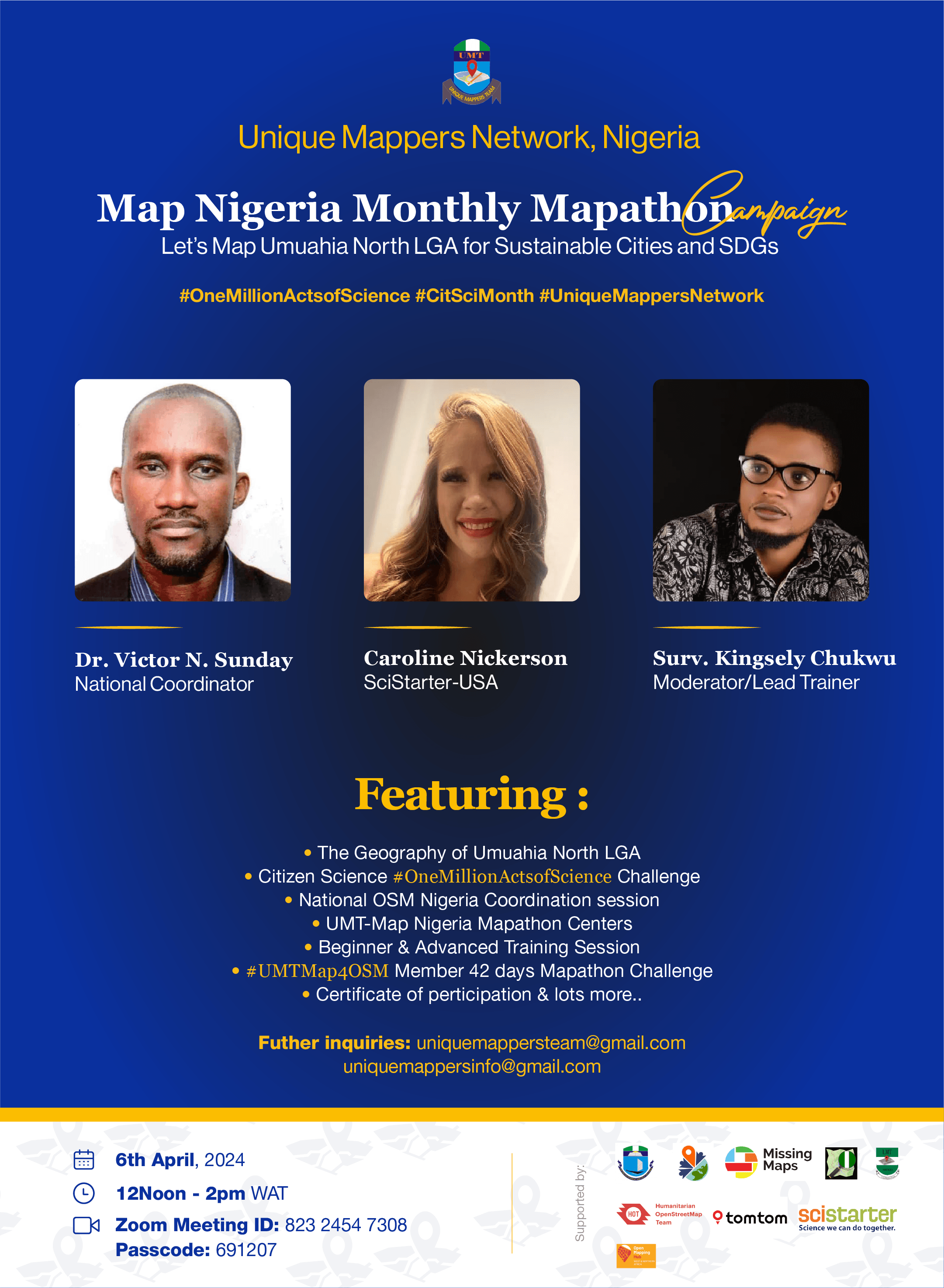 UMT- Map Nigeria Monthly Mapathon - SciStarter