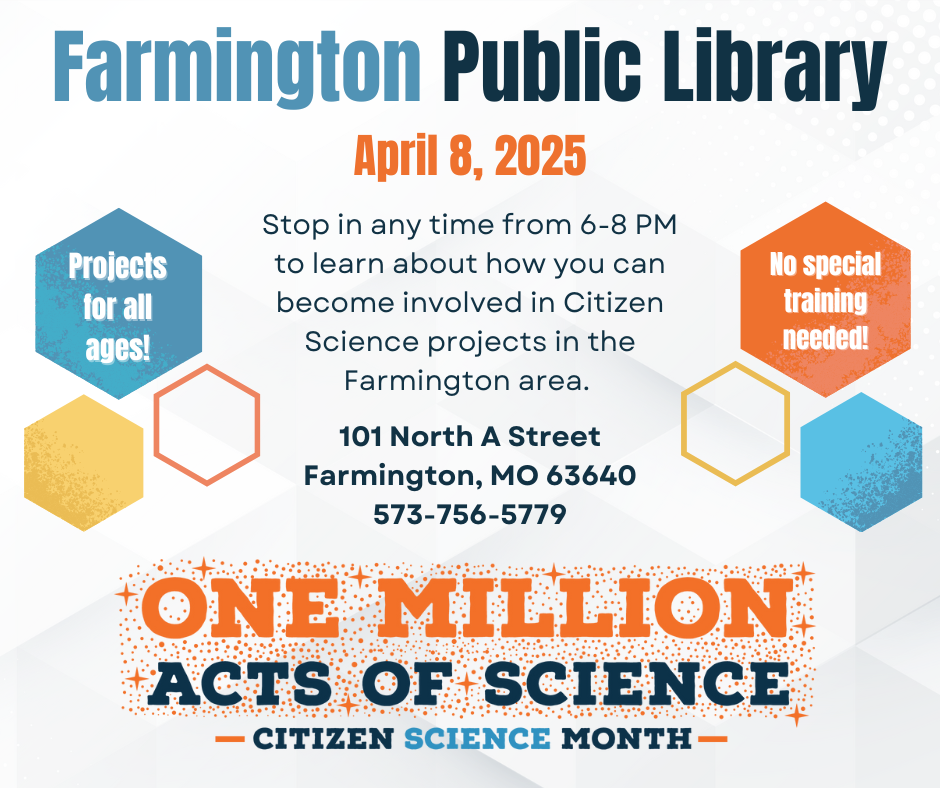 Citizen Science Open House at Farmington Public Library - SciStarter
