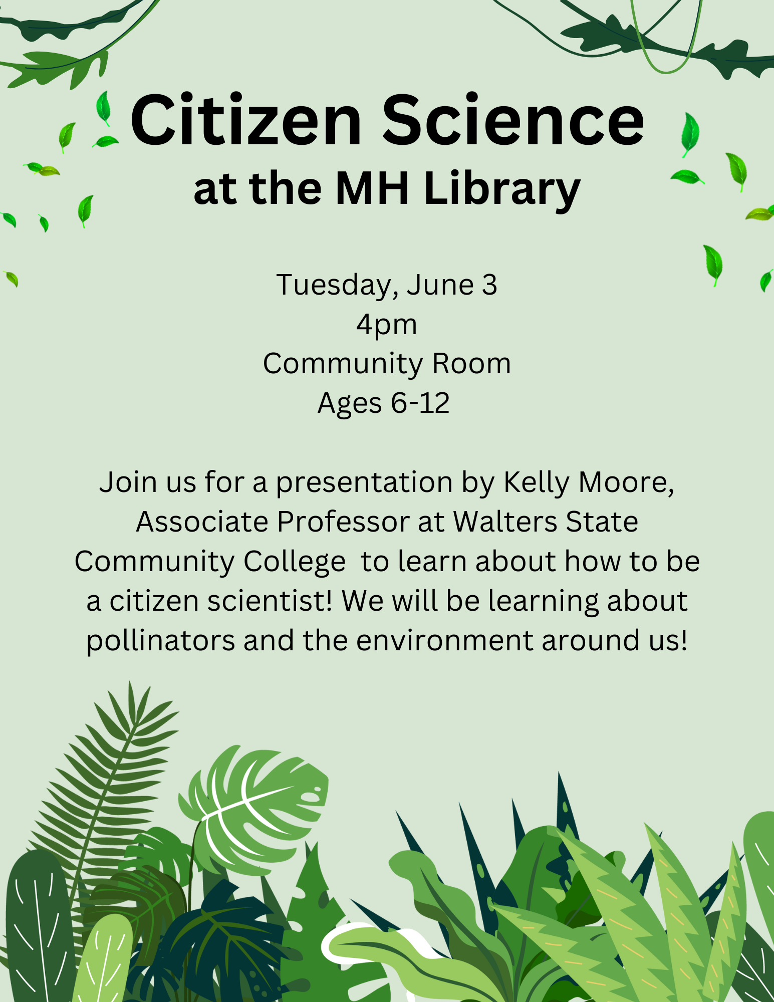 Citizen Science at MH Library - SciStarter