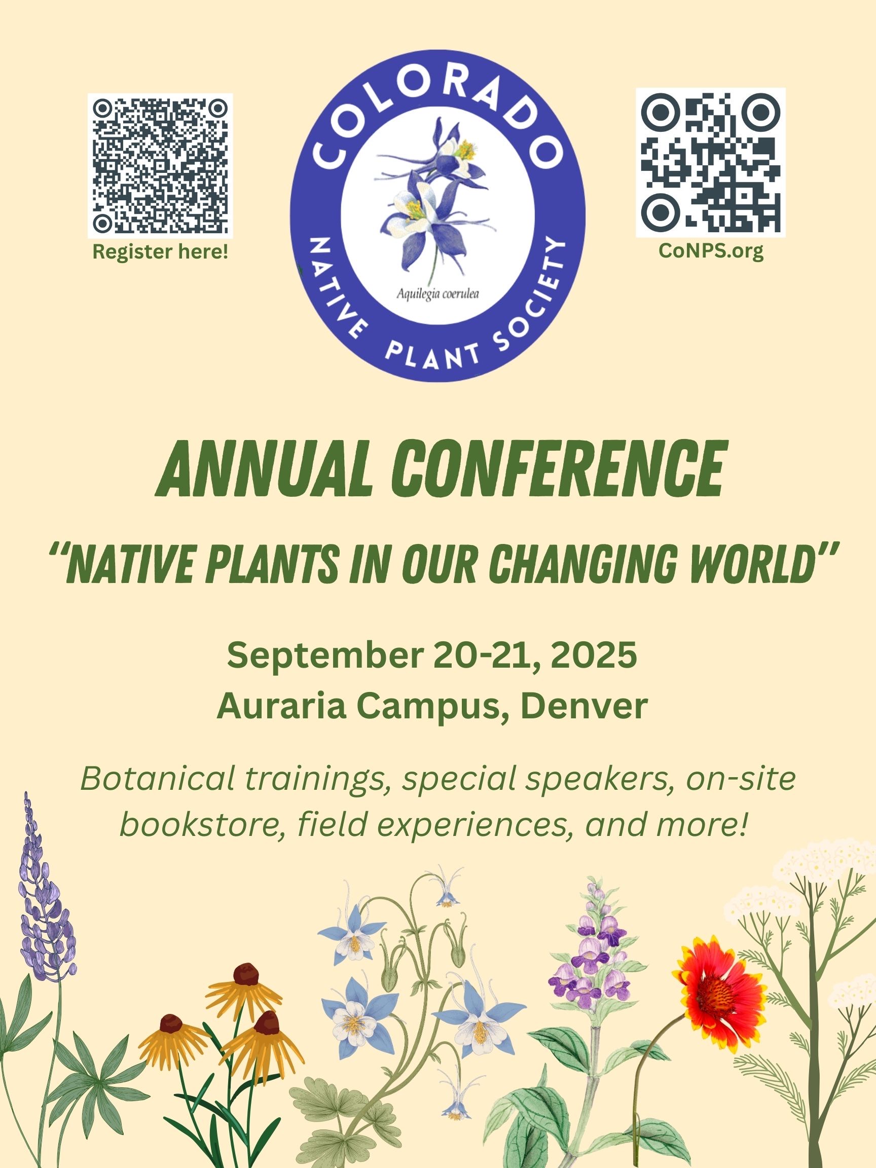 Colorado Native Plant Society Annual Conference - SciStarter