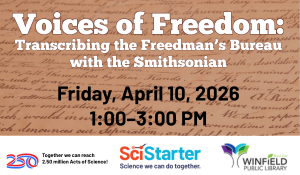 Voices of Freedom at Winfield Public Library - SciStarter