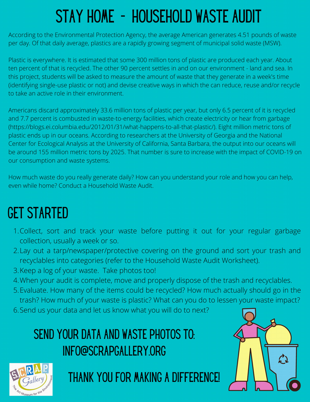 Stay Home: Household Waste Audit - SciStarter